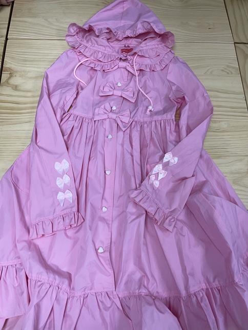 Baby the shine bright rain coat pink - Coats - Lace Market: Lolita ...