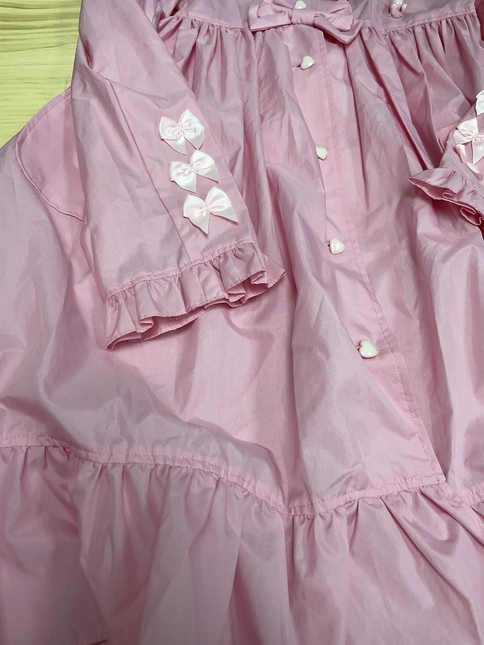 Baby the shine bright rain coat pink - Coats - Lace Market: Lolita ...