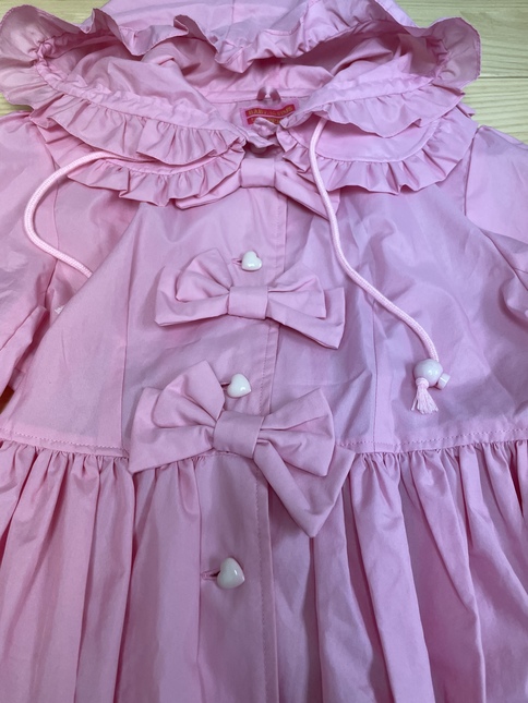 Baby the shine bright rain coat pink - Coats - Lace Market: Lolita ...