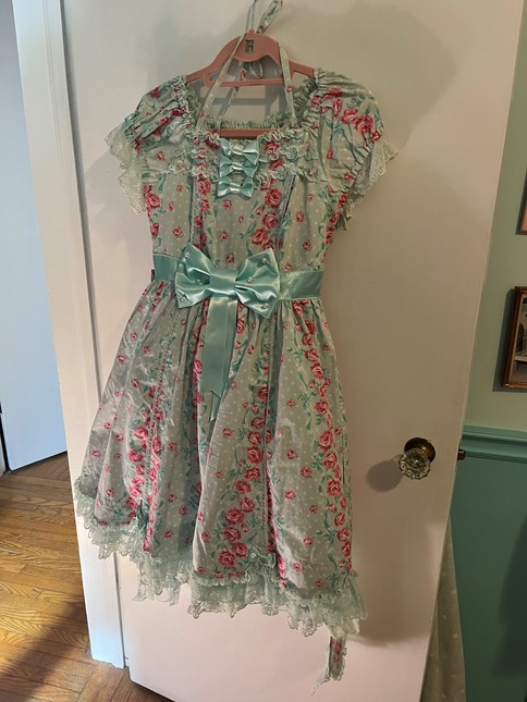 Angelic Pretty Lady Rose OP in Mint - One Piece - Lace Market: Lolita ...