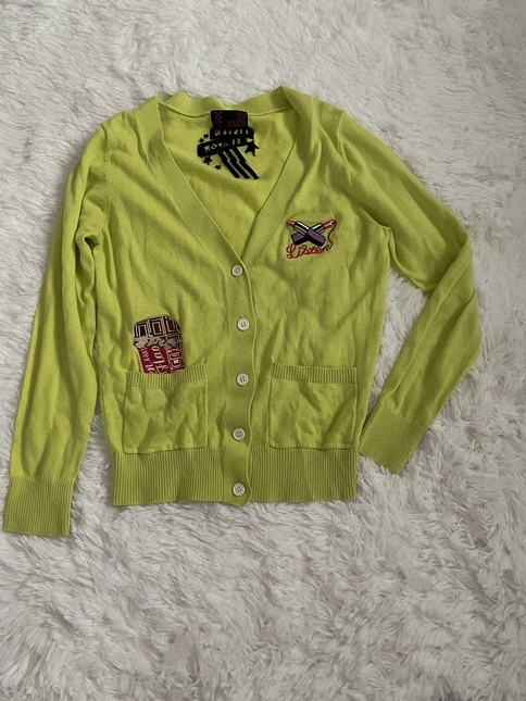 Lime green Listen Flavor cardigan - Tops - Lace Market: Lolita Fashion ...