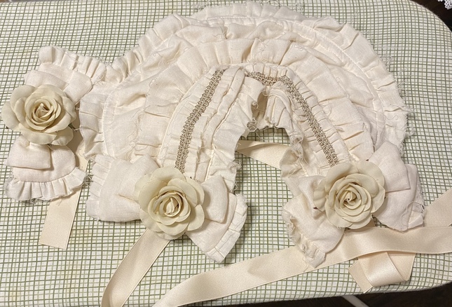 Phantom bride half bonnet ivory - Bonnets - Lace Market: Lolita Fashion ...