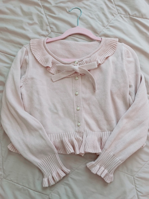 Pastel Pink cardigan - Small - Cardigans - Lace Market: Lolita Fashion ...
