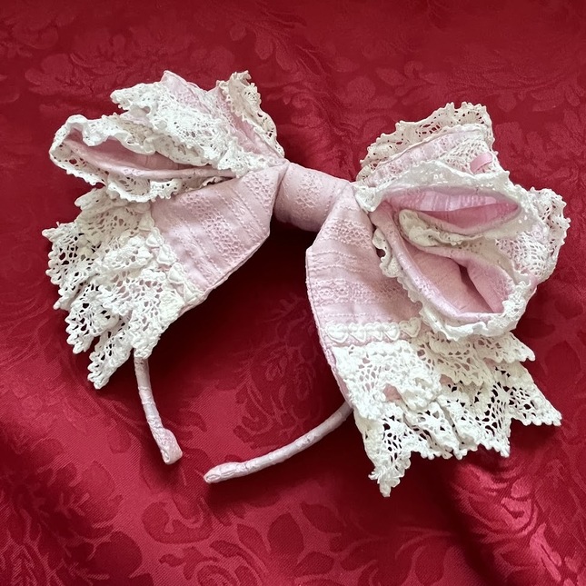 Karami Headbow Pink OLDSCHOOL - Headbands and Bows - Lace Market ...