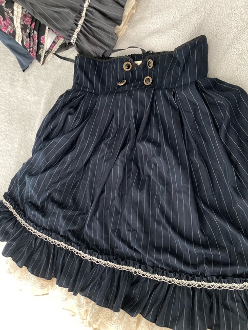 Miss Point -The Rose Academy SK Set (Navy Blue, Plus Size) - Skirts ...