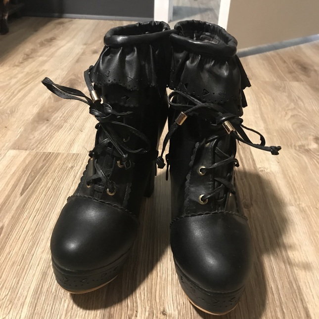 Susanny chunky high heel - Shoes - Lace Market: Lolita Fashion Sales