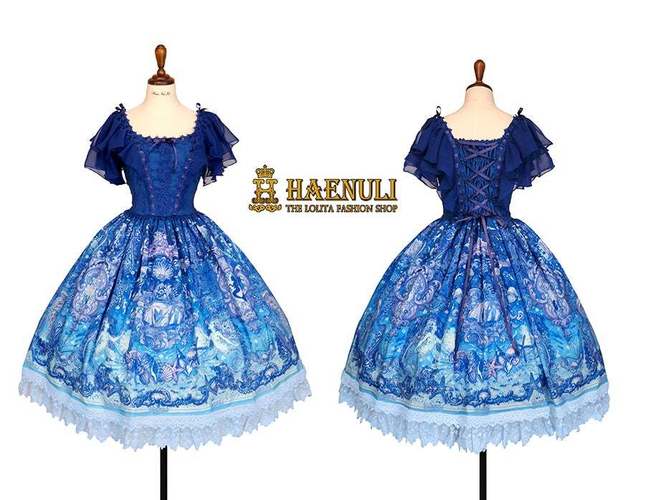 NWT Haenuli The Little Mermaid OP XXL - One Piece - Lace Market: Lolita ...