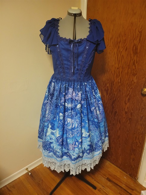 NWT Haenuli The Little Mermaid OP XXL - One Piece - Lace Market: Lolita ...