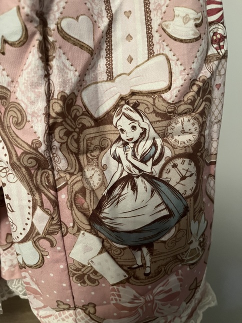 Disney x Angelic Pretty Alice in Wonderland collection JSK Set in pink ...