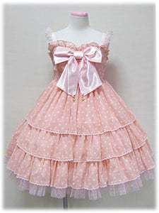 Angelic Pretty RARE Milky Polka Dot Chiffon JSK *Damaged* - Dresses - Lace Market: Lolita ...