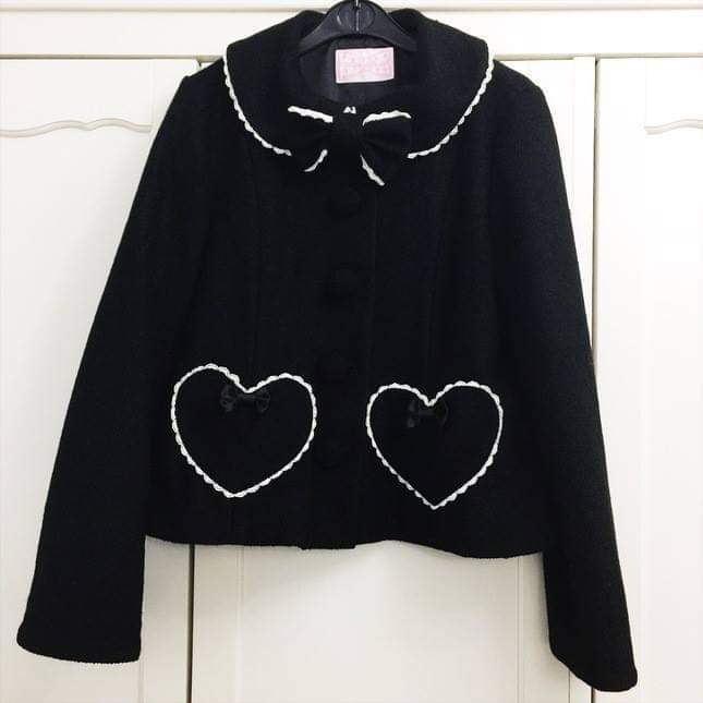 old school style angelic pretty coat - Outerwear - Lace Market: Lolita ...