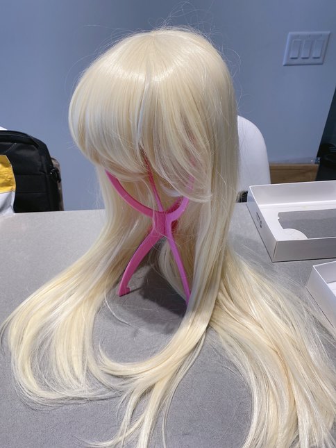 [Wig sale ] Cream yellow long straight wig - Wigs and Artificial Hair ...