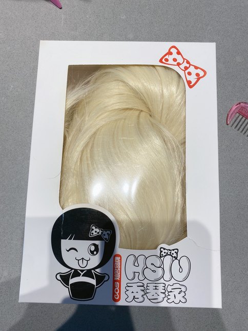 [Wig sale ] Cream yellow long straight wig - Wigs and Artificial Hair ...
