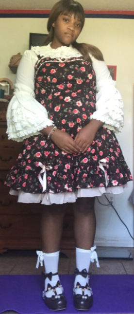 Bodyline Dark Brown and Beige Rose Poem JSK (L417) Size 2L NWT ...