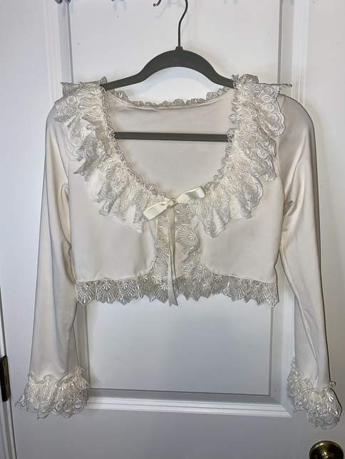 LEAVING LOLITA SALE Handmade cream bolero - Boleros - Lace Market ...
