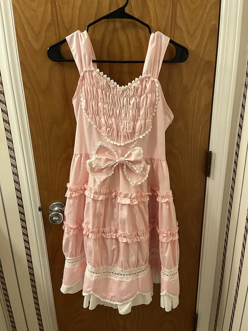 Bodyline Heartful Wish (L445) JSK in pink sz L - Dresses - Lace Market ...
