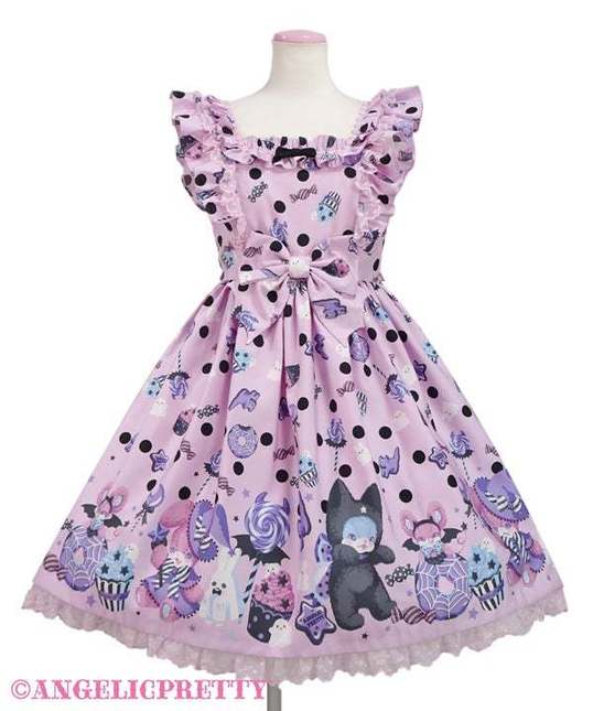 Angelic Pretty Happy Treat Party JSK Pink - Dresses - Lace Market ...