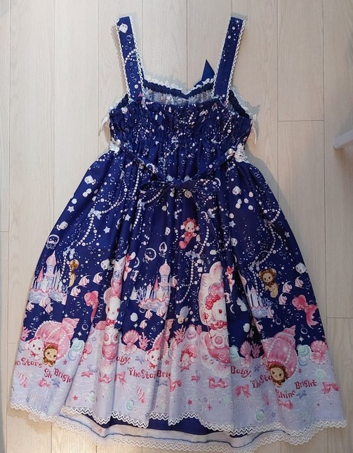 BTSSB Kuma Kumya's Marine Island JSK II Navy - Dresses - Lace Market ...