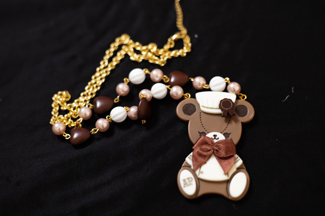 AP bear necklace - Necklaces/Choker/Collar - Lace Market: Lolita ...
