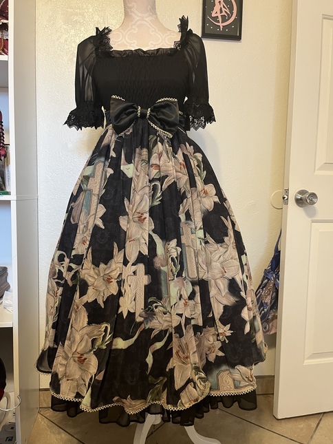 Triple Fortune 3F Lily Cross OP - One Piece - Lace Market: Lolita ...