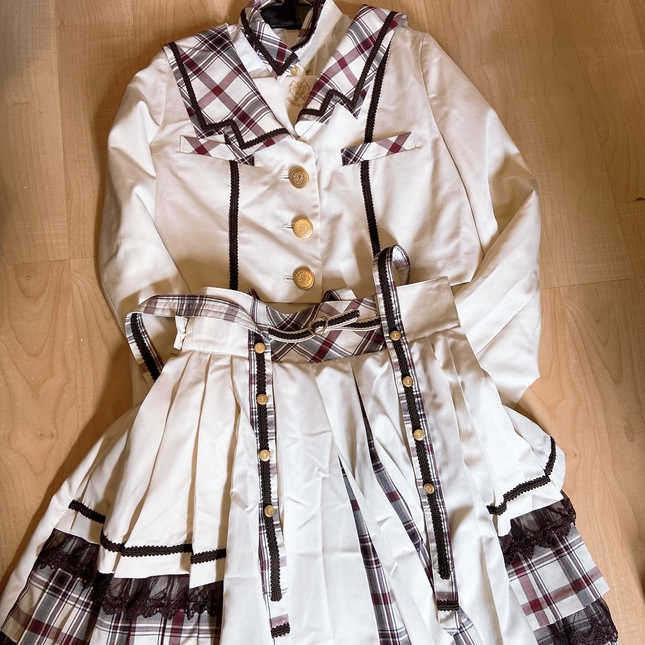 Angelic Pretty Bunny College Set - ivory - Dresses - Lace Market ...