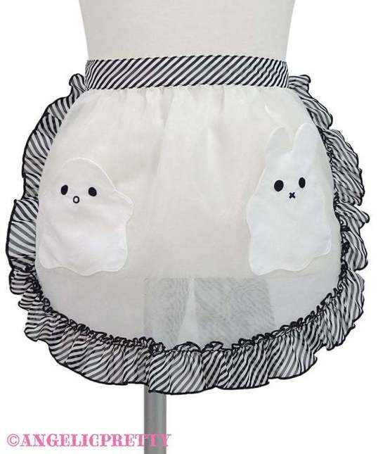 (NWT) Angelic Pretty Marshmallow Ghost Apron - Skirts - Lace Market ...