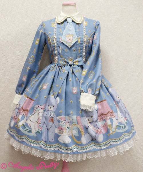 Angelic Pretty Charlotte's Bear OP - One Piece - Lace Market: Lolita ...