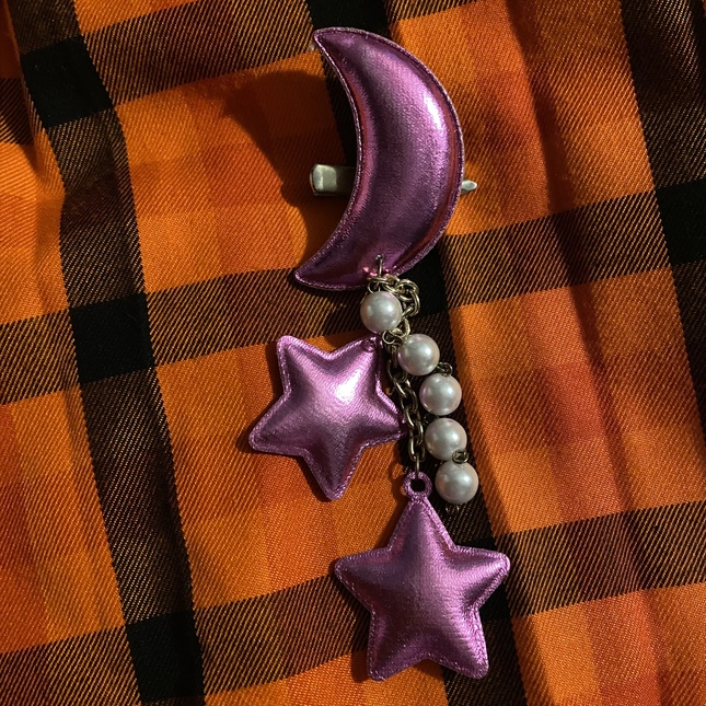 Moon Star Two Way Clip in purple - Hair Accessories - Lace Market ...