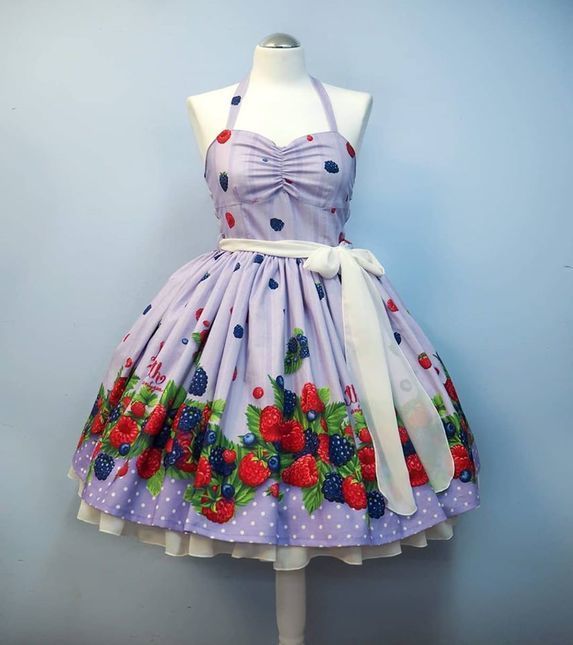 Lady Sloth Verrry Berry Picnic JSK in Purple - Dresses - Lace Market ...