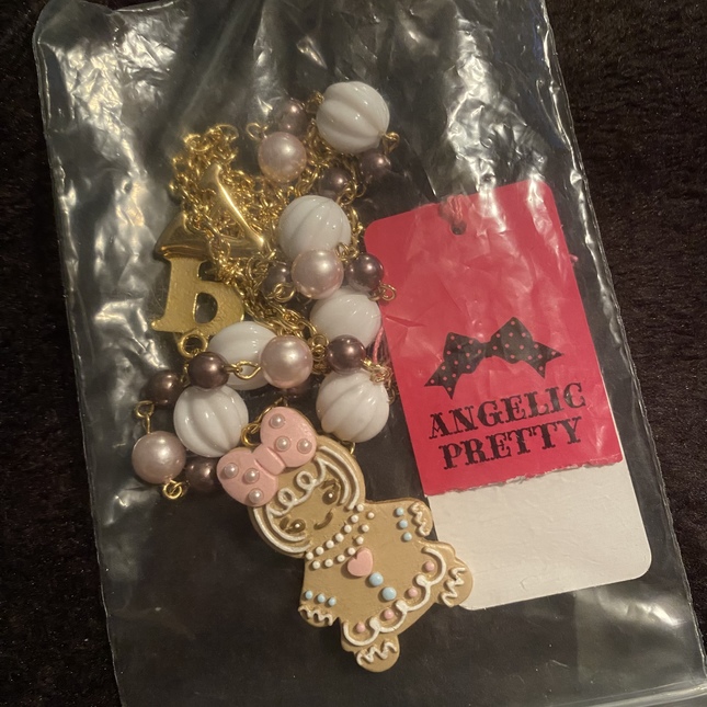 Angelic Pretty Ginger Cookie Girl Necklace NWT - Jewelry - Lace Market ...