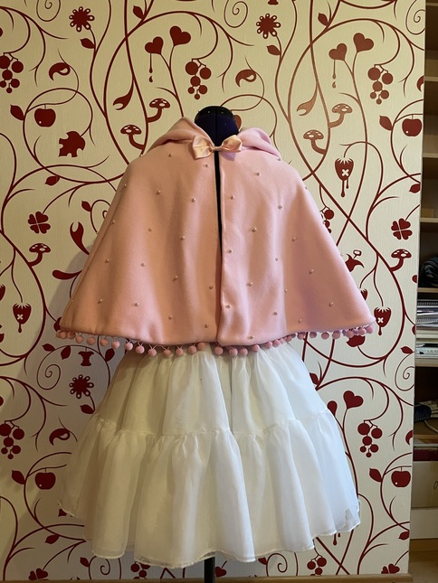 Pink selfmade cape - Capes - Lace Market: Lolita Fashion Sales