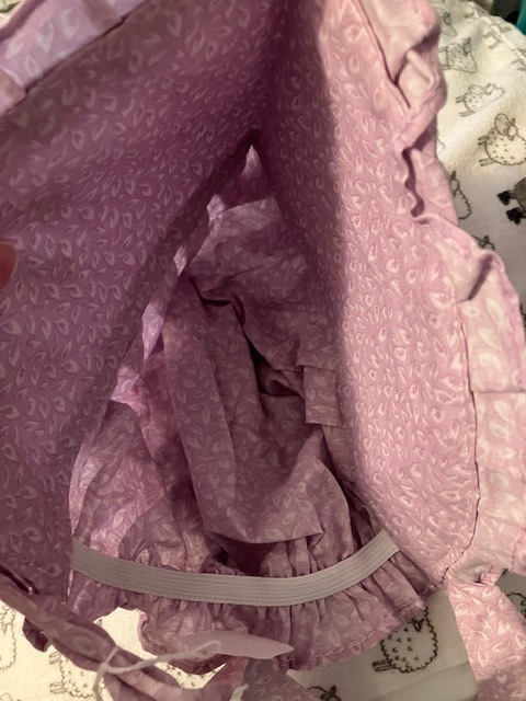 Lavender Calico Bonnet - Hair Accessories - Kei Market: Buy and Sell ...