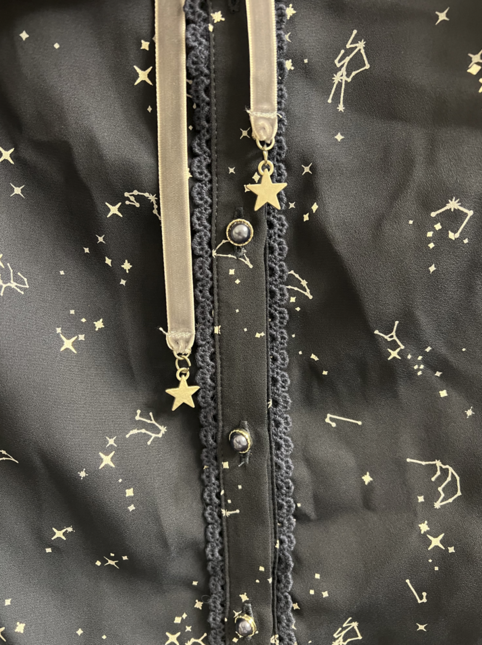 Axes Femme Navy Constellations Butterfly Blouse - Blouses - Lace Market ...
