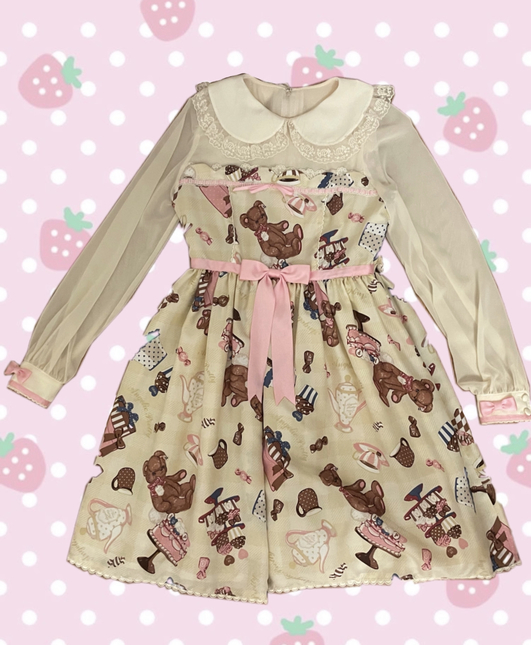 ANGELIC PRETTY DREAMING PRESENT OP IN IVORY - Dresses - Lace Market ...