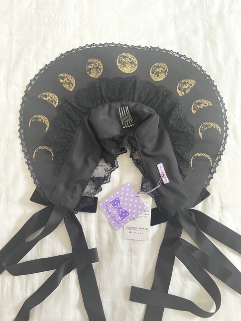 Angelic Pretty Holy Wolf Bonnet - Bonnets - Lace Market: Lolita Fashion ...