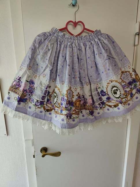 Metamorphose - Majestic Princess Mini Skirt - lavender - Skirts - Lace ...