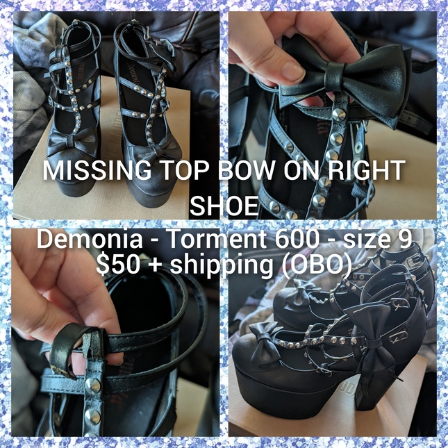 Demonia Torment 600 - Shoes - Lace Market: Lolita Fashion Sales
