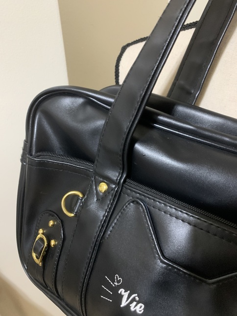 Pleather Black Cat Schoolbag - Bags and Purses - Lace Market: Lolita ...