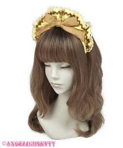 Angelic Pretty Honey Cake Cafe Maid KC in Yellow - Headbands and Bows ...