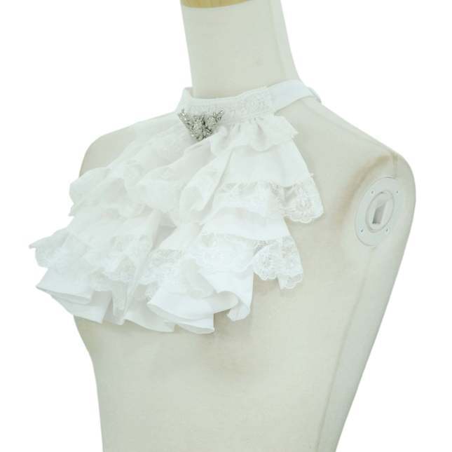 Sheglit Victorian Rose Lace Jabot - Other Accessories - Lace Market ...