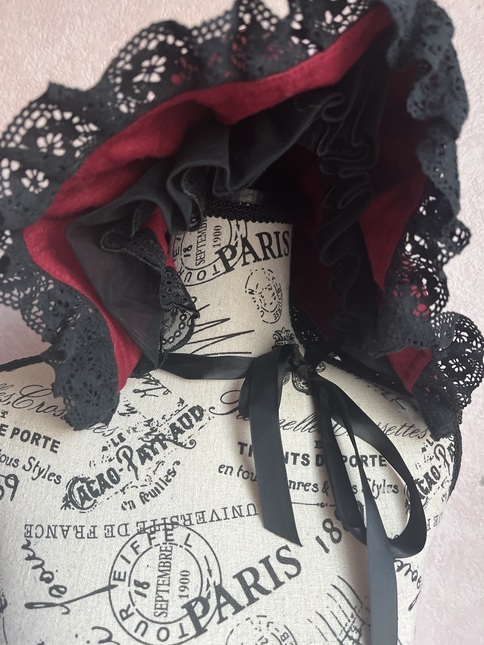 Gothic Floppy Bonnet - Hair Accessories - Lace Market: Lolita Fashion Sales