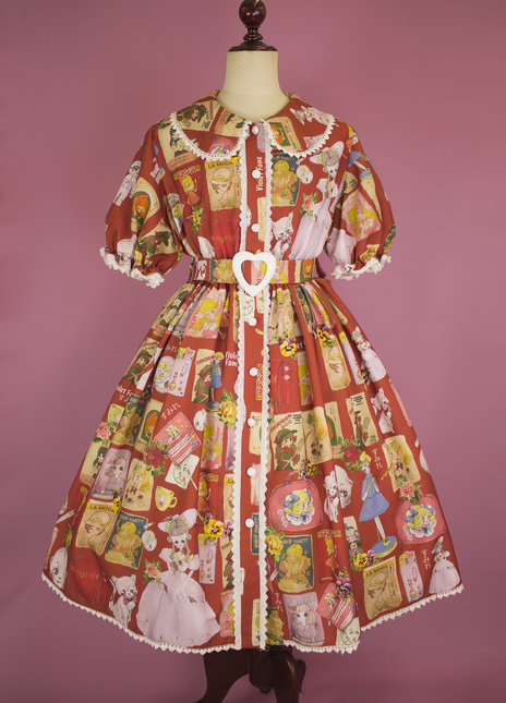 Violet Fane Otome Nostalgia OP in Vintage Red - Dresses - Lace Market ...