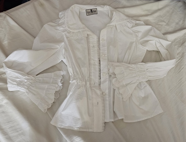 Violet Fane ~ Logo Embroidery Collection Long Sleeve Blouse - Blouses ...