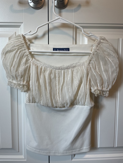MMM Moi-memme Moite off white/ivory cutsew - Tops - Lace Market: Lolita ...