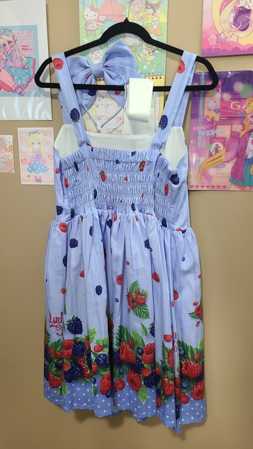 Lady Sloth: Verrry Berry Picnic- Light Blue Standard JSK & KC Size XXL ...