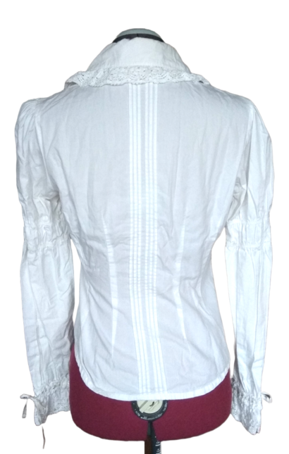 BTSSB 2008(?) Embroidered Back Pin Tucked Blouse in white | Baby the ...