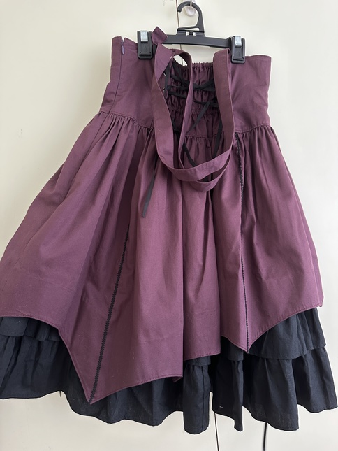AATP Bat Skirt in black x purple - Skirts - Lace Market: Lolita Fashion ...