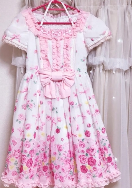 Angelic pretty rose powder op - One Piece - Lace Market: Lolita Fashion ...