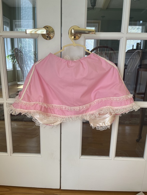 Handmade candy pink cape/caplet with gold star buttons - Capes - Lace ...