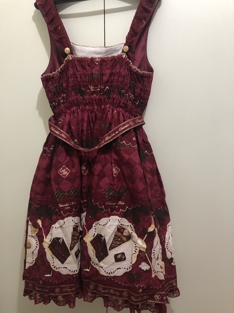 AP Antique Chocolaterie JSK IN RED - Jumperskirt - Lace Market: Lolita Fashion Sales